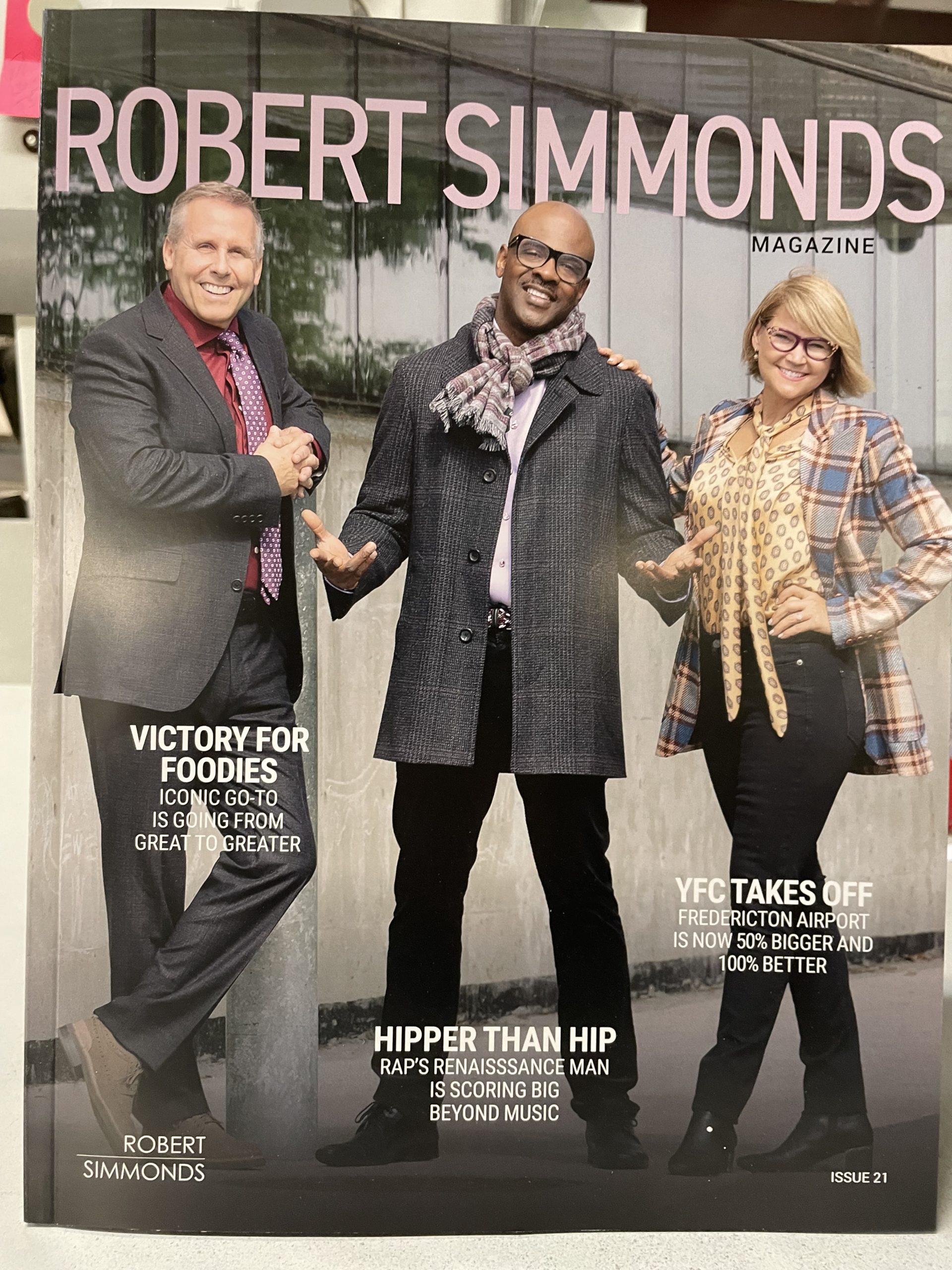 Robert Simmonds magazine prints it local. | Rocket